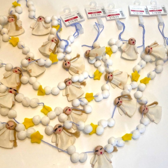 Holiday | Angel Garland Felt Angel Garland With Stars Little Angels ...
